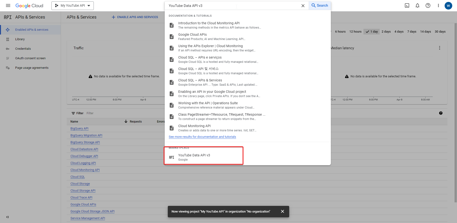 SOP: Getting a YouTube Search API Key and Adding it to an HTTP Request ...